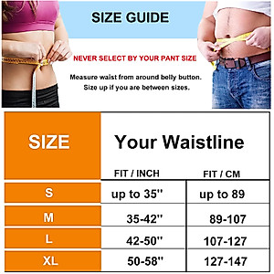 TESETON Plus Size Waist Trainer for Men Women, Waist Trimmer for Men Women, Sweat Belt Plus Size, Wraps for Belly Fat, Sauna Stomach Sweat Band Sport Fitness 01 Black XL