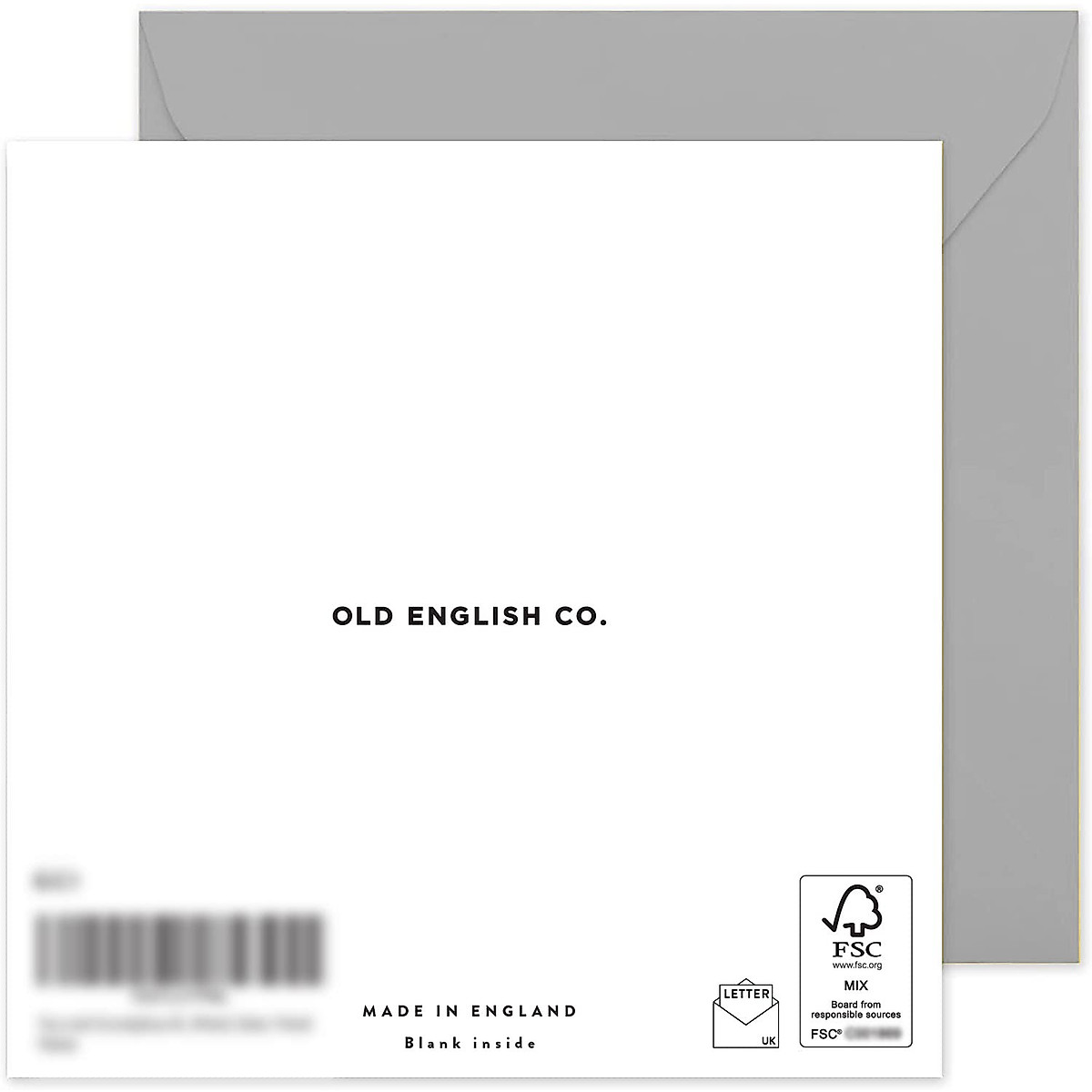 Old English Co. Golden 30th Birthday Card - Thirtieth Birthday Wishes for Men and Women| Blank Inside & Envelope Included