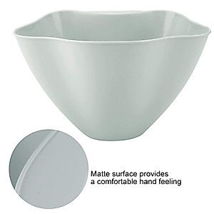 Cupboard Door Hanging Mount Kitchen Trash Bin Without Lid Garbage Kitchen Cabinet Hanging Flower Shape Trash Can(Gray)