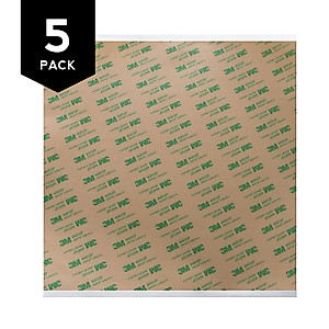 Gizmo Dorks 3M 468MP Double Sided Adhesive Transfer Tape Sheets 12" x 12" (5-Pack)