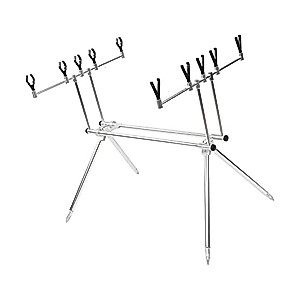 Fishing Tackle Tools, Fishing Rod Stand Holder Easy to Carry Aluminium Alloy Material for Outdoor for Fishing