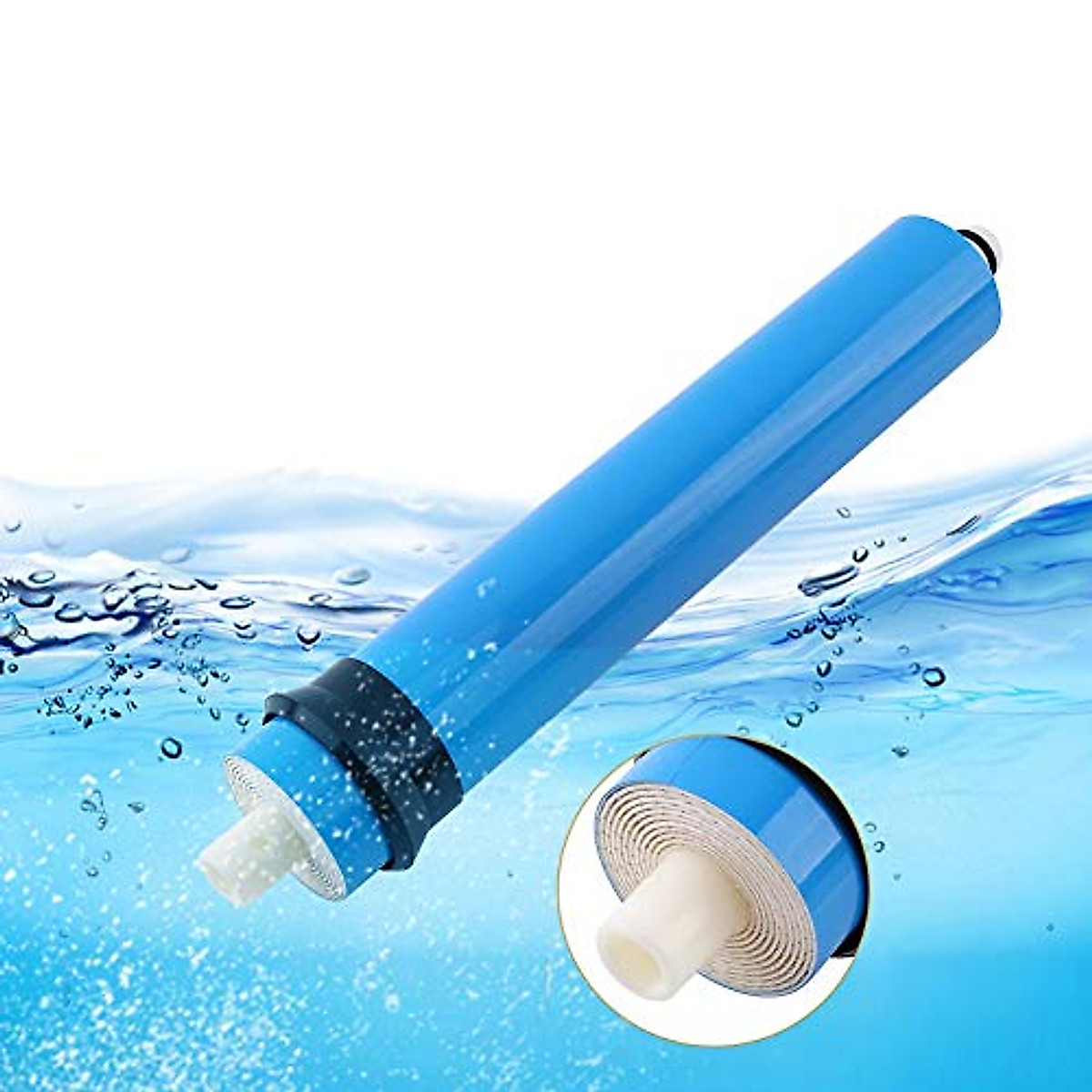 Reverse Osmosis Membrane 50 GPD 11.75"x1.75" RO Membrane Water Filter Replacement Fits Under Sink RO Drinking Water Purifier System 1-Pack