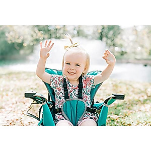 Baby Delight Go with Me Jubilee Deluxe Portable Chair | Indoor and Outdoor | Sun Canopy | Teal