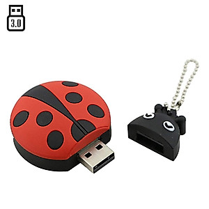 8GB Ladybug Model USB 3.0 Flash Drive Flash Drive 3.0 Thumb Drive USB Jump Drive Memory Stick Zip Drive USB Drive - Red