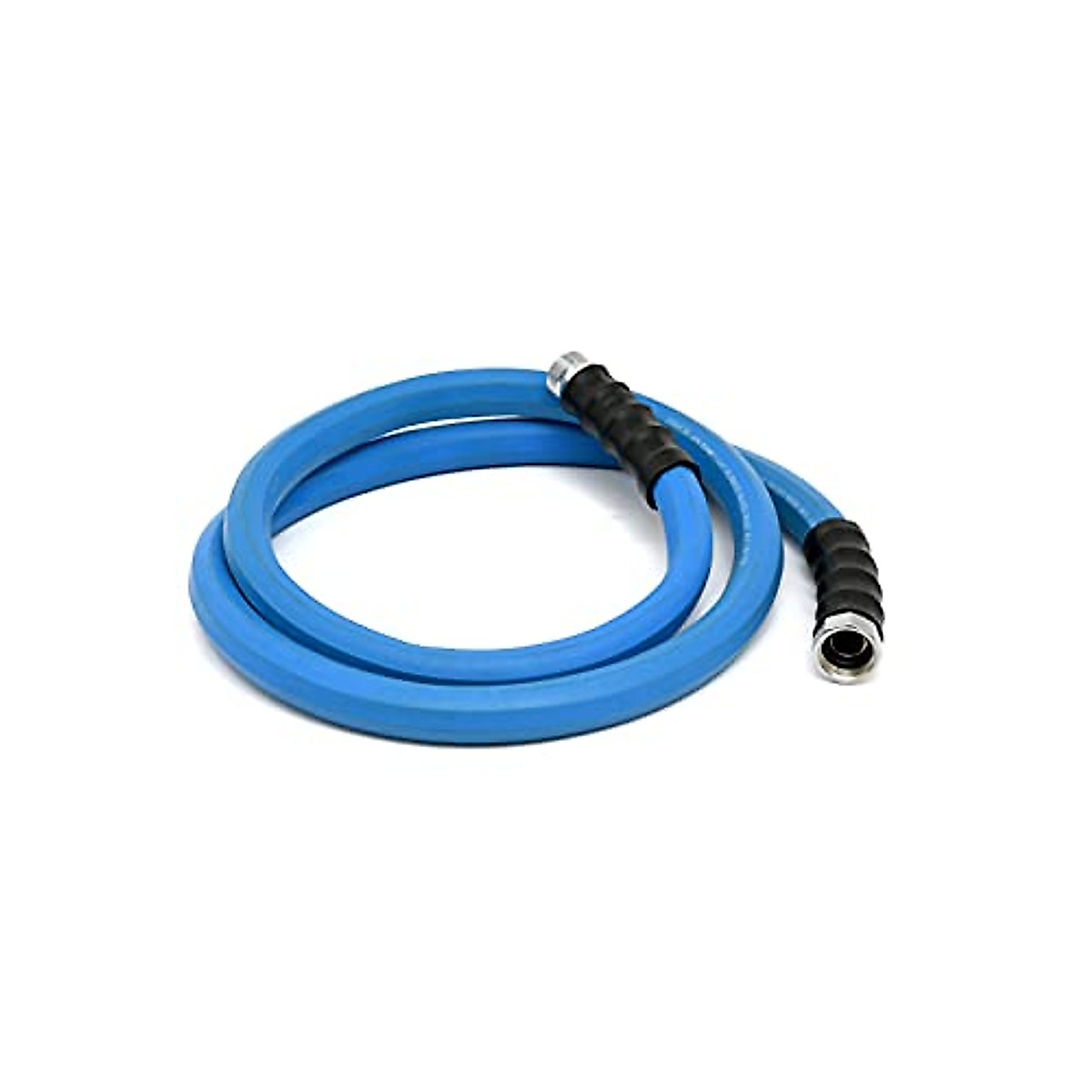 AG-LITE BSAL3406 3/4" x 06' Hot/Cold Water Rubber Garden Hose, 100% Rubber, Ultra-Light, Super Strong, 500 PSI, 50F to 190F Degrees, High Strength Polyester Braided