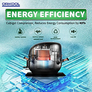 ORIKOOL 27" W Commercial Refrigerator Upright, 33℉ ~ 40℉ Stainless Steel Reach-in Refrigerator, 3 Adjustable Shelves, LED Lighting, 23 Cu.ft