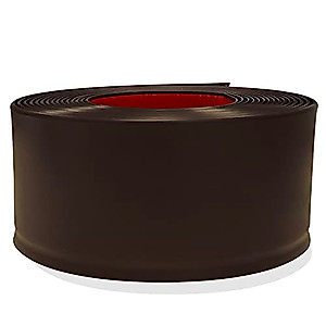 ProFlex Dark Brown Vinyl Wall Base - 4 inch x 20 ft - Peel & Stick Adhesive - Easy Install Floor Trim