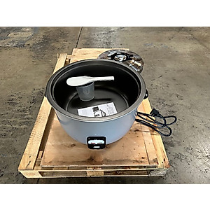 Commercial rice cooker 30 Cups Uncooked Rice Large Capacity, keep warm mode, NSF certified for restaurant, 110V, nonstick inner pot White xh-219