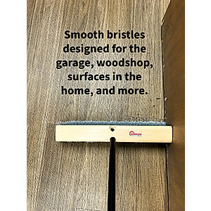 American Select Tubing PBSE18001 18" Smooth-Surface Push Broom with Sturdy Extendable Handle