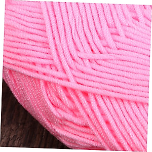 Homoyoyo Cotton Yarn Cone Cotton Yarn for Crocheting Knitting kit Fuzzy Yarn Knitting Yarn Cone Acrylic Yarn Crochet Yarn Chunky Yarn for Crocheting Blanket Yarn Baby White Yarn coarse Wool