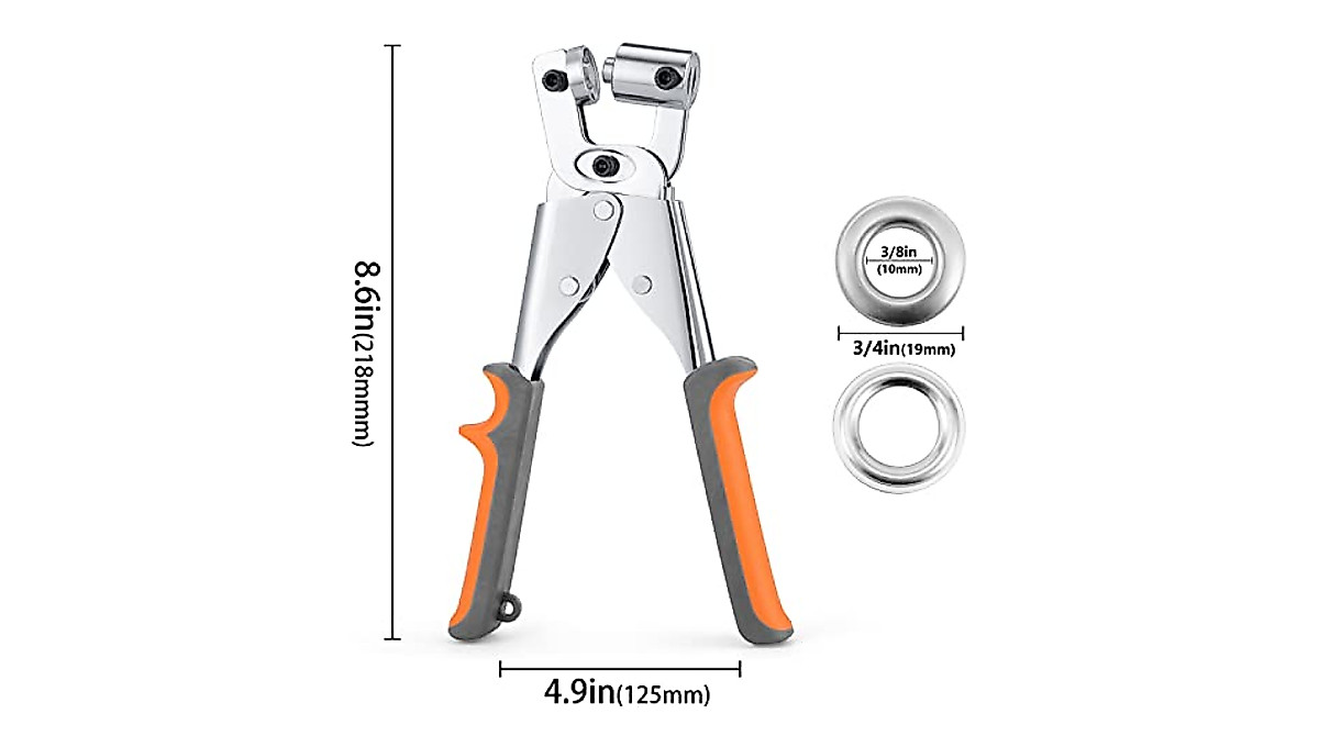 Ecraft Grommet Tool Kit: Handheld 10mm Plier Kits