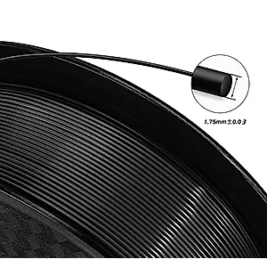 Prinko PP 1.75mm White 3D Printer Filament, 1Kg / 2.2lb, Dimensional Accuracy < +/- 0.05mm
