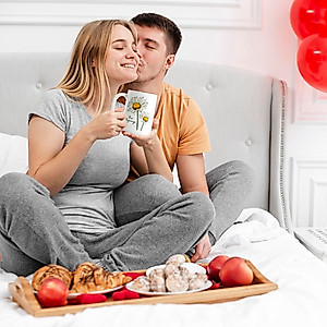 New Beginnings Box Gifts for Women, Daisy White Coffee Mug 15Oz and Keychain, Gifts for New Job, New Home, Leaving Job, Goodbye, Good Luck, Going Away, Farewell Coworker Leaving, Divorce Gifts