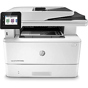 HP Laserjet Pro MFP M428fdn All-in-One Wired Monochrome Laser Printer, White - Print Scan Copy Fax - 40 ppm, 1200 x 1200 dpi, 512MB Memory, Auto Duplex Printing, 50-Sheet ADF, Ethernet, Cbmou Webcam