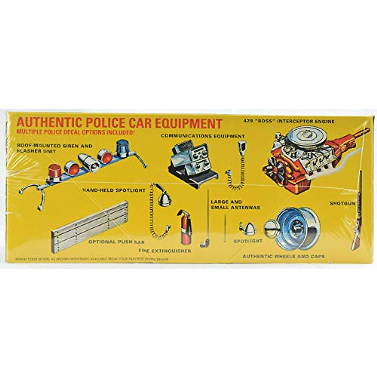 AMT / VRC Hobbies 1970 Ford Galaxie Police Car 1:25 Plastic Model Car Kit 788