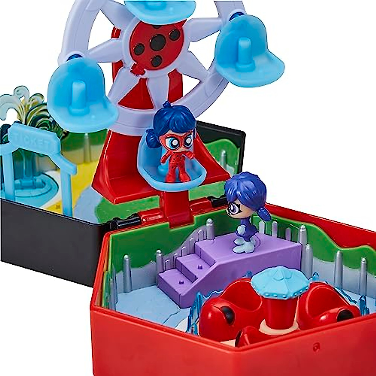 Miraculous Chibi Amusement Park: Rides & A Rescue Miracle Box Playset