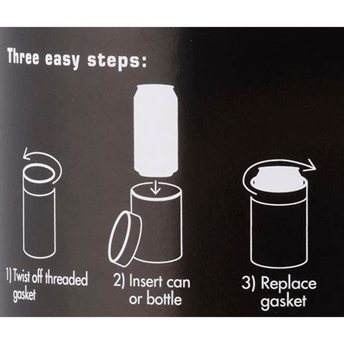 Ozark Trail 12 Ounce Double Wall Can Cooler Cup, Silver Top - 2 Pack