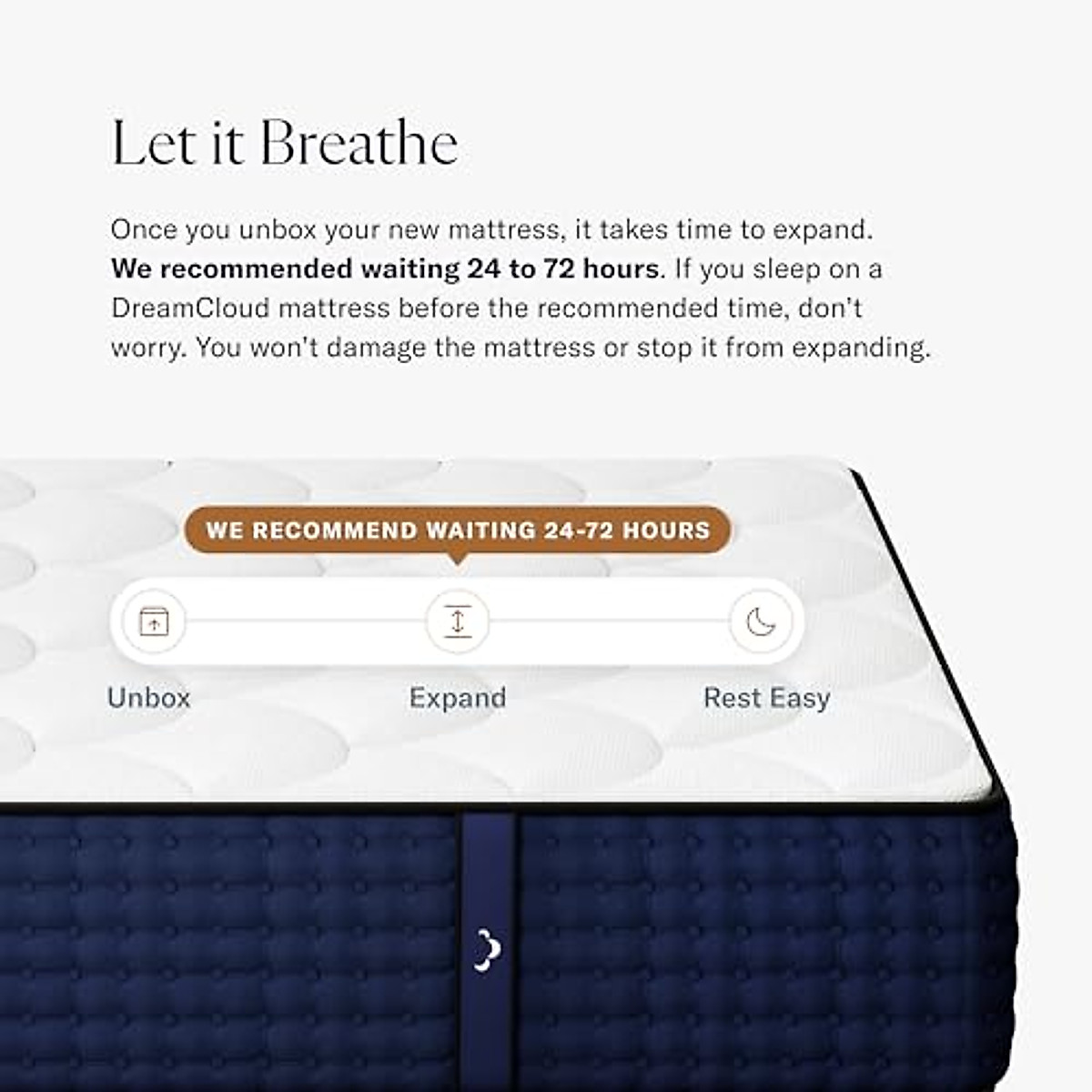 DreamCloud Premier 14" Queen Mattress - Luxury Hybrid Memory Foam - 365 Night Trial - 7 Premium Pressure-Relieving Layers - Forever Warranty - CertiPUR-US Certified