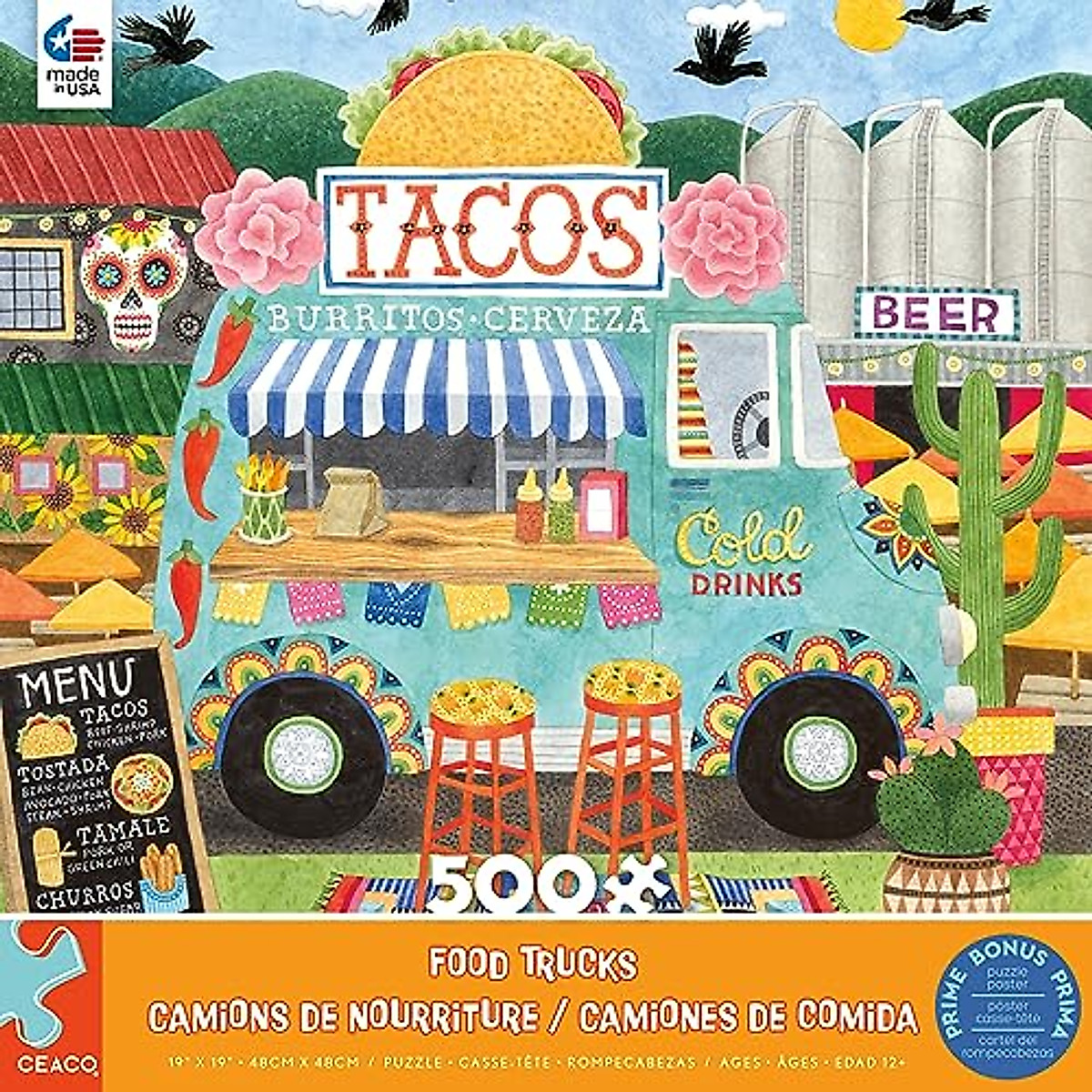 Ceaco - Food Trucks - Taco Truck - 500 Piece Jigsaw Puzzle