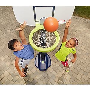 Little Tikes Adjust and Jam Pro Basketball Set, Blue