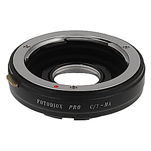 Fotodiox PRO Lens Mount Adapter, Contax Yashica (C/Y) Mount Lens to Sony A-Mount DSLRS Cameras, CY-Sony(a) PRO