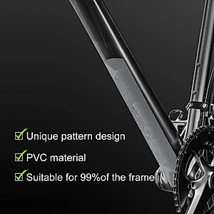kingsea Mountain Bike Frame Protector,3M MTB Bicycle Down Tube Frame Guard for Mountain Bike Road Bike from Collision and Scratch(Snake Grey)