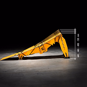 MTB Hopper - BMX Ramp for Average to Advanced Skill Levels - Portable Bike MTB Ramp - Bike Jump - Kicker Ramp Suitable for BMX, Mountain Bikes