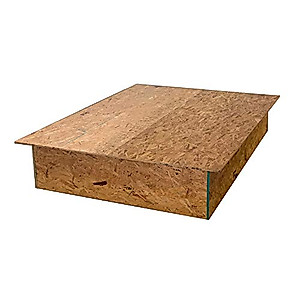 Strobel Organic Saturn Regular Beds or Waterbeds 14-in Unfinished Pedestal with Deck Platform, Cal King, Natural