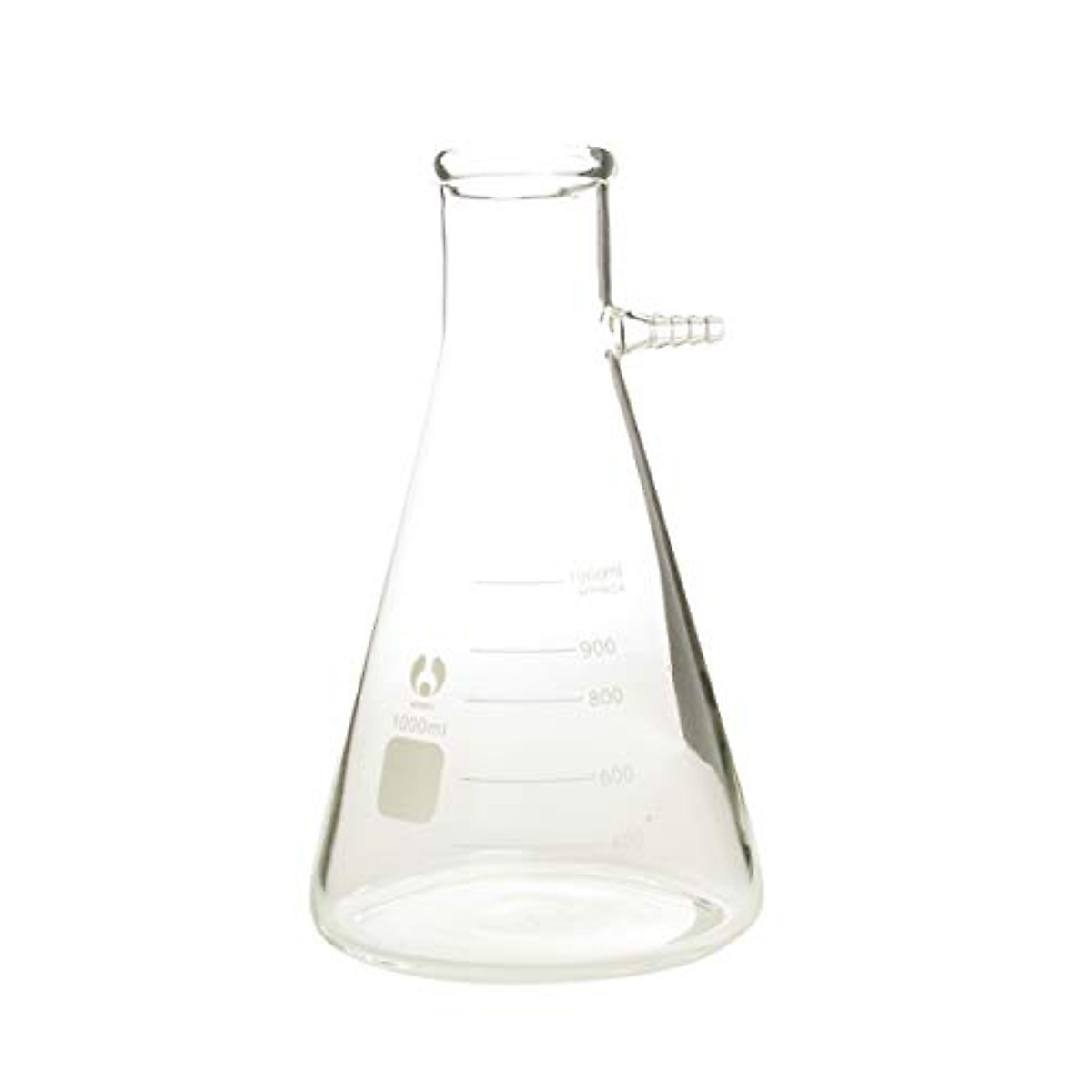 American Educational Clear Borosilicate Glass 1000mL Bomex Filtering Flask