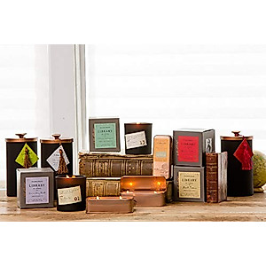 Paddywax Library Collection Charles Dickens 2-Wick Scented Travel Tin Candle, 3.5-Ounce, Tangerine, Junpier & Clove