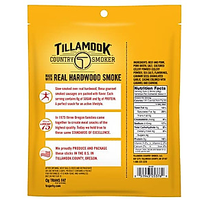 Tillamook Country Smoker Keto Friendly Zero Sugar Smoked Sausages, Original, 10 Ounce