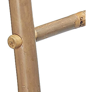 Master Garden Products Bamboo Ladder Rack, 60H", Yellow