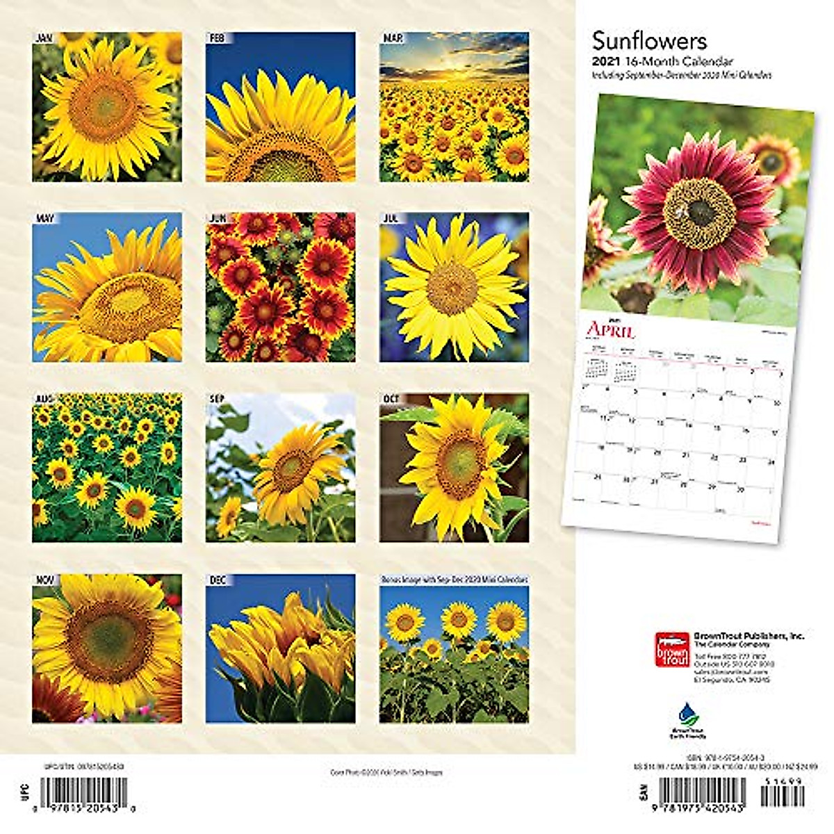 Sunflowers 2021 Calendar