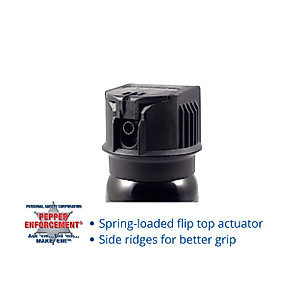 Pepper Enforcement 4 oz. Splatter Stream Pepper Spray for Self Defense 4 Pack - Maximum Strength 10% OC Formula, Flip Top Safety Tactical Design, Personal Protection Devices