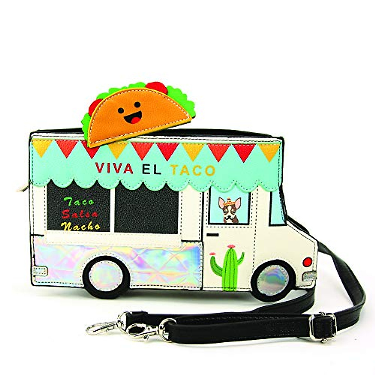 Taco Truck Cross Body Bag One Size