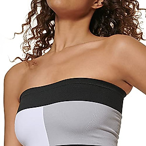 Tommy Hilfiger 3/4 Sleeve Ribbed V-Neck Top, Bright White, X-Small