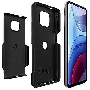 OtterBox Moto G Power 2021 Commuter Series Lite Case - BLACK, slim & tough, pocket-friendly, with open access to ports and speakers (no port covers),