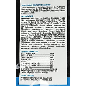 Annamaet Grain-Free Aqualuk Cold Water Fish Formula Dry Dog Food, (Salmon & Herring), 5-lb Bag