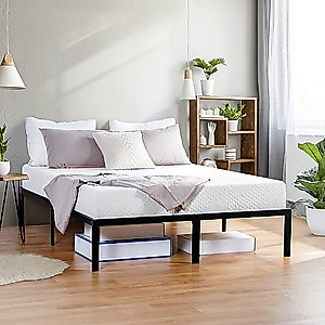 Olee Sleep 9 Inch I-Gel Multi Layered Memory Foam Matress Mattress, King, White