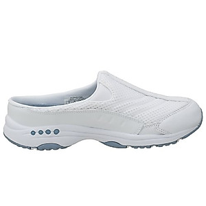 Easy Spirit womens Traveltime Mule, White 130, 7 US