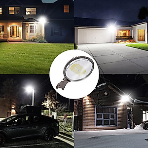 SOLLA 2024 New Upgraded Ultra Bright LED Barn Light 90W, 170LM/W Efficient Dusk to Dawn Outdoor Lighting, IP67 Waterproof Exterior Flood Light Fixture,15300LM, AC100-277V, 5000K,Bronze, ETL Listed