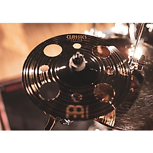 Meinl Cymbals Classics Custom Dark 10" Trash Splash Cymbal for Drum Set — Made in Germany — B12 Bronze, 2-Year Warranty (CC10DATRS)