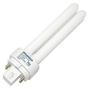 Sylvania (10 Pack) 20721 CF13DD/E/830/ECO 13-Watt 3000K 4-Pin Double Tube Compact Fluorescent Lamp, 10 Count