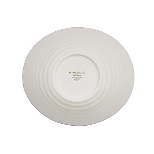 Portmeirion Sophie Conran White Cereal Bowl | Set of 4 | Dinnerware Bowl for Soup or Cereal | 7.25 Inch | Made from Fine Porcelain | Microwave and Dishwasher Safe