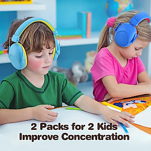 SNR35dB Hearing Protection Ear Muffs for Noise Reduction, Effective Ear Protection, Noise Cancelling Ear Muffs, Ear Protection for Shooting, Mowing, Autism, Sleeping, Safety Earmuffs with Storage Bag