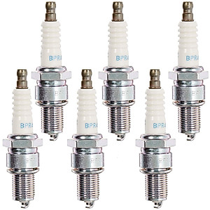 NGK (6578) BPR4ES SOLID Standard Spark Plug, Pack of 6