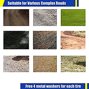 13” Flat-Free Tires for Cart,Solid Polyurethane Wheels for Hand Truck Garden Cart Trolleys,with 5/8” Axle 2.16” Offset Hub 3.15” Tire Width 600 lbs Capacity, 4 pack