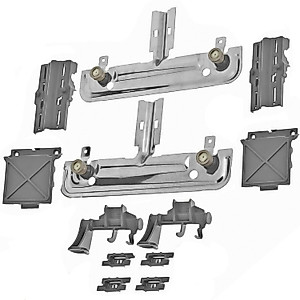 Dishwasher Dish Rack Adjuster Kit Replaces for KitchenAid KUDS30IXBT8 KUDS30SXWH0 KUDS30FXPA9 KUDE40FXSP1 KUDS35FXSS8 KUDS35FXWH9 KUDS30IXSS7 KUDS35FXSS5 Dishwasher