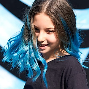 oVertone Haircare Color Depositing Conditioner - 8 oz Semi Permanent Hair Color with Shea Butter & Coconut Oil - Temporary Hair Color Dye - Vegan, Cruelty-Free - Extreme Teal