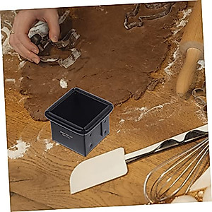 COLLBATH Square Toast Mold Mini Tart Pans for Baking Mini Toast Roaster Pan with Lid Practical Toast Pan Kitchen Bread Pan Toast Baking Mold Non Stick Aluminum Alloy Nonstick Baking Sheets